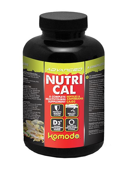 Komodo Nutri-Cal - Multivitamínico completo para Reptiles y Anfibios ...